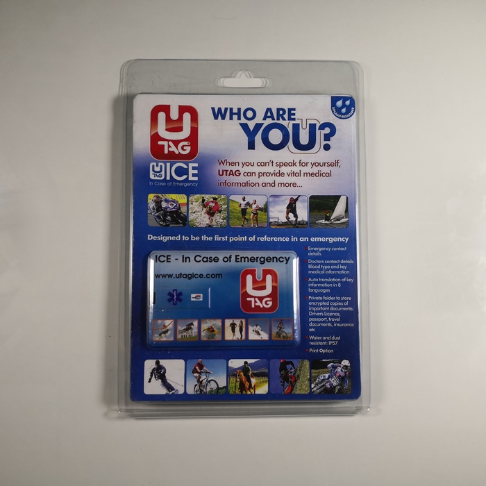 UTAG ICE Card In Case Of Emergency USB Safety Medical Information ...